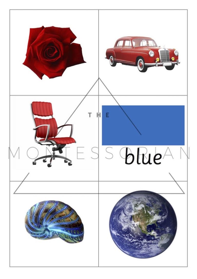 Primary Colour Sorting Cards (PDF) – The Montessorian