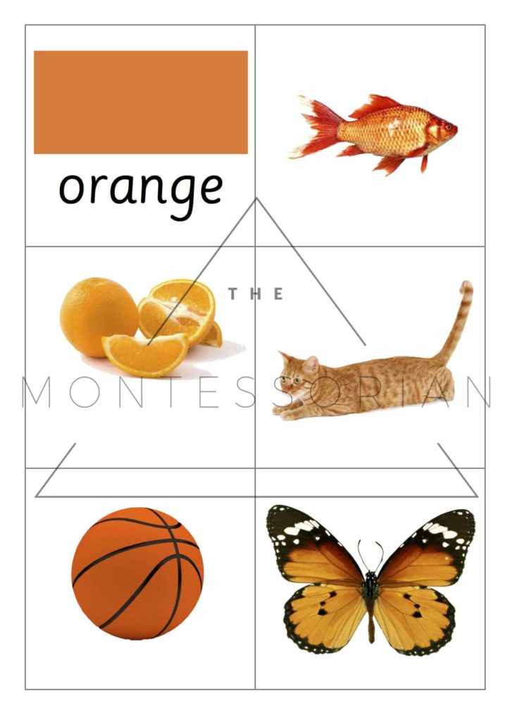 Secondary Colour Sorting Cards (PDF) – The Montessorian